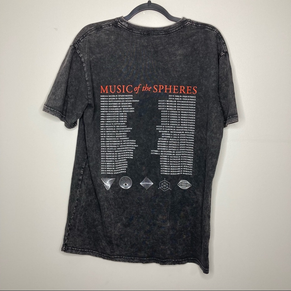 Coldplay Alien Radio Music Of The Spheres Band Tee Bl… - Gem